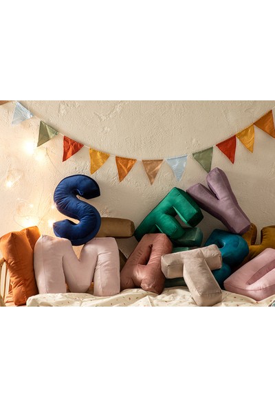 D Dekoratif Yastık 39X30 cm Pembe