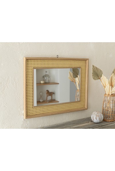 English Home Hazeran Ayna 50X70 cm Kahve English Home Hazeran Ayna 50X70 cm Kahve