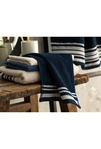 English Home Polka Dot Pamuklu El Havlusu 30X40 cm Lacivert