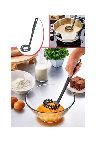 Moreva Isıya Dayanıklı Spiral Çırpıcı Plastik Çırpma Aparatı