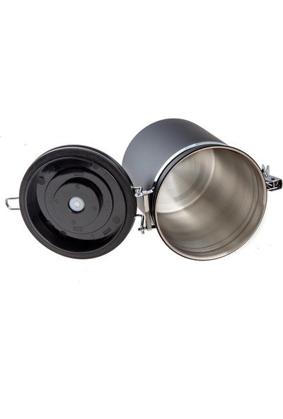 Jumbo Venti Kahve Saklama Kavanozu - 500 gr - Siyah Jumbo Venti Kahve Saklama Kavanozu - 500 gr - Siyah