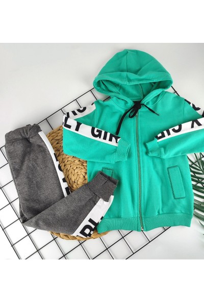 Murat Baby Erkek Çocuk Yandan Çizgili Hırkalı 2li Takım 3-4-5-6 Yaş