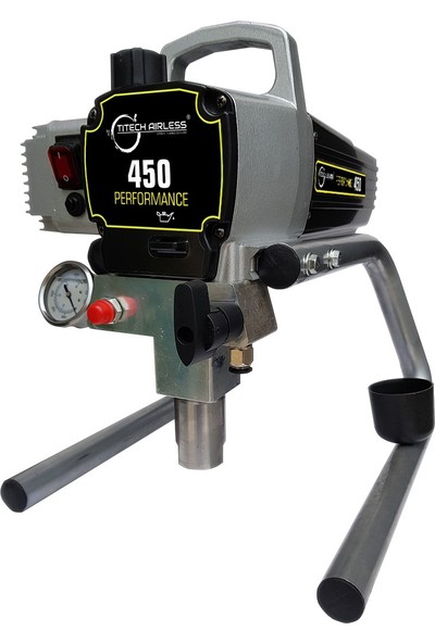 Titech Airless T-450 Elektrikli Airless Boya Makinası (Kartsız) Siyah Titech Airless T-450 Elektrikli Airless Boya Makinası (Kartsız) Siyah