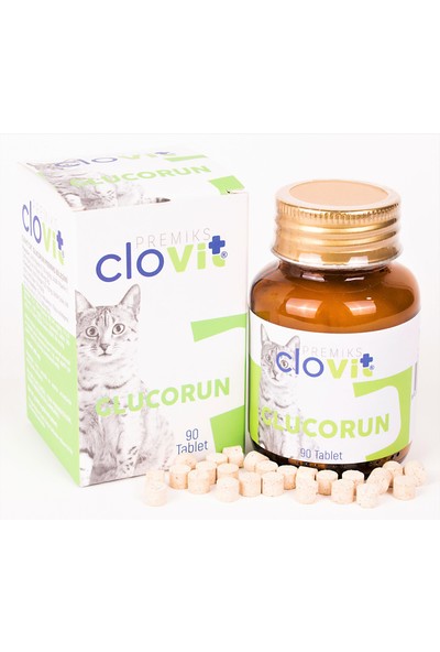 Clovit Cat Glucorun Glukozamin Kalça, Eklem, Iskelet Destekleyici-Zoo Clovit Cat Glucorun Glukozamin Kalça, Eklem, Iskelet Destekleyici-Zoo