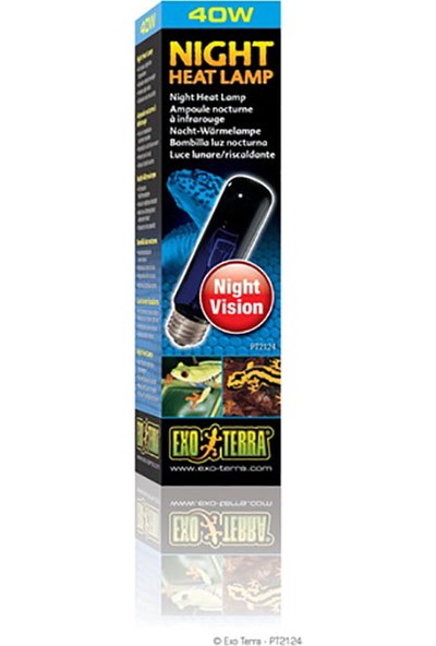 Exo Terra Night Glo Bulb 40 W-Zoo Exo Terra Night Glo Bulb 40 W-Zoo