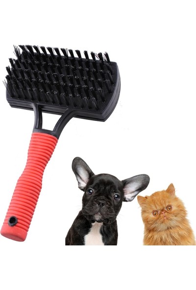 Telli Evcil Hayvan Tarama Fırçası Çift Taraflı Ergonomik Tarağı- Telli Evcil Hayvan Tarama Fırçası Çift Taraflı Ergonomik Tarağı-