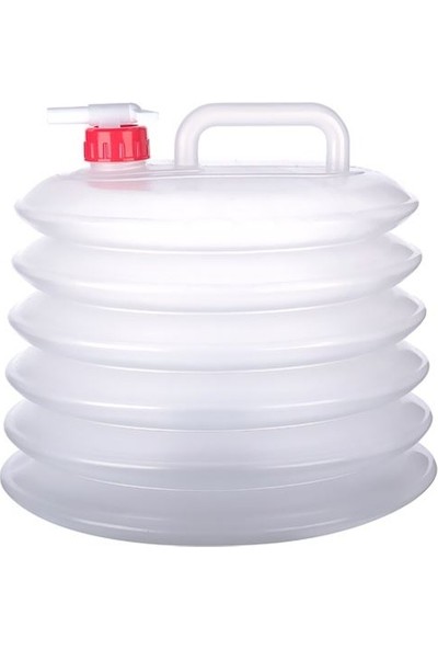 Xnews Musluklu Katlanır Su Bidonu -Su Kovası - Kamp Bidonu 10 Lt-