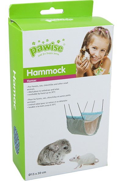 Kafese Aşılabilir 2 Katli Hamak 15*30 Cm-Zoo