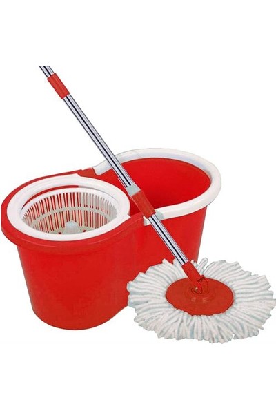 Xnews Yenitransformacıon Easy-Press Red 19 Litre Dönerli Temizlik ve Mop Sıkma Kovası