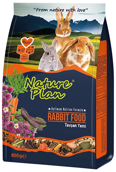 Nature Plan Tavşan Yemi 800 Gr-Zoo Nature Plan Tavşan Yemi 800 Gr-Zoo