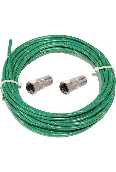 Yenitransformacion 35 mt Bakır Uydu Kablosu Rg6 U6 Fullhd 4K 3D F Konnektörlü 241064