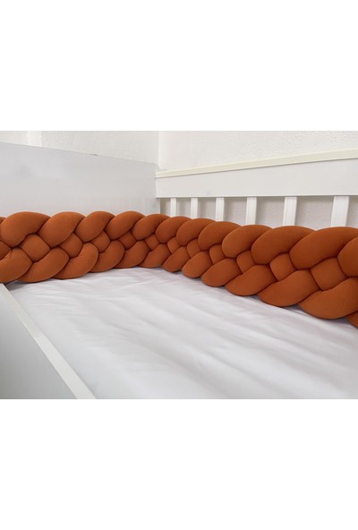 Meleğin Işıklı Topları 200 cm 4'lü Örgü Koruma / Beşik - Yatak Koruyucu