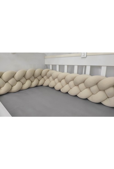 Meleğin Işıklı Topları 600 cm 4'lü Örgü Koruma /100X200 Montessori Yatak Koruyucu Meleğin Işıklı Topları 600 cm 4'lü Örgü Koruma /100X200 Montessori Yatak Koruyucu