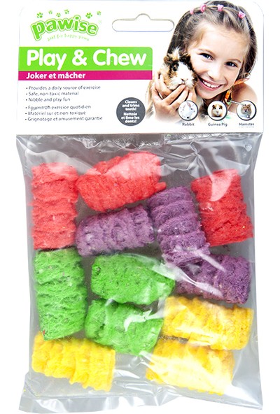 Pirinç Patlaklı Renkli Kemirme Blokları 17 G-Zoo