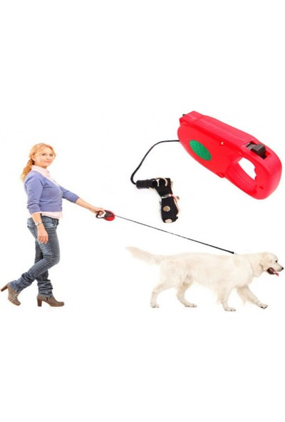Otomatik Uzayıp Kısalabilen Makaralı Köpek Tasması - 5 Metre-
