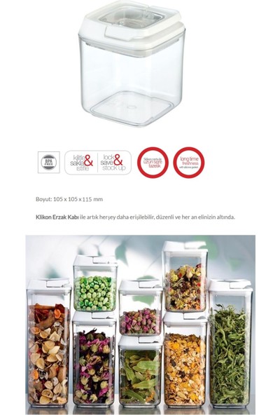 Xnews Erzak Kavanozu Kilitli Saklama Kabı Silikon Contalı Kare Erzak Kabı Vakumlu 0.70 Lt- Xnews Erzak Kavanozu Kilitli Saklama Kabı Silikon Contalı Kare Erzak Kabı Vakumlu 0.70 Lt-
