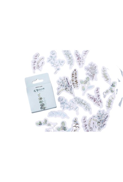 Charge Sevimli Yapraklar Çiçek Gıda Çıkartmaları