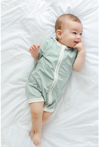 Kidzee Yazlık Şort Tulum 0.5 Tog Sage Zee-Romper Kidzee Yazlık Şort Tulum 0.5 Tog Sage Zee-Romper