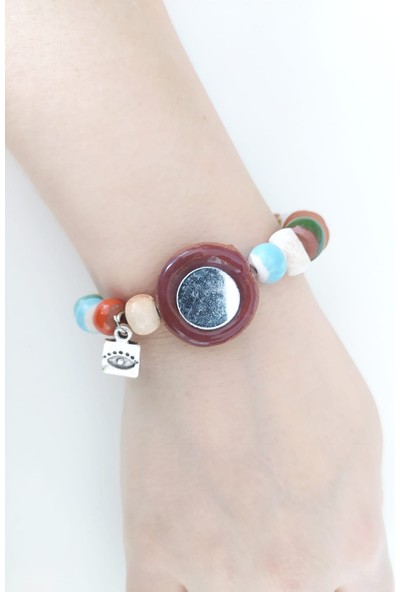 Troya Toprak Boncuk Bileklik