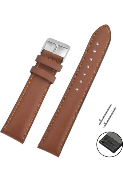 Samsung Galaxy Watch 4 42MM Uyumlu 20MM Taba Renk Klasik Model Akıllı Pimli Deri Saat Kordonu Klsap Samsung Galaxy Watch 4 42MM Uyumlu 20MM Taba Renk Klasik Model Akıllı Pimli Deri Saat Kordonu Klsap