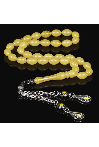 Tesbihcibaba Özel Tasarım Limon Sarısı Ateş Kehribarı Tesbih Tesbihcibaba Özel Tasarım Limon Sarısı Ateş Kehribarı Tesbih