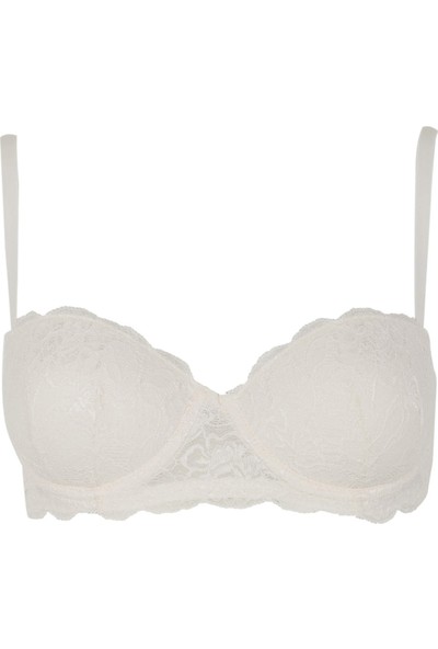 Fall In Love Dolgulu Dantelli Straplez Tişört Sütyen BRA X6005AZ22SP
