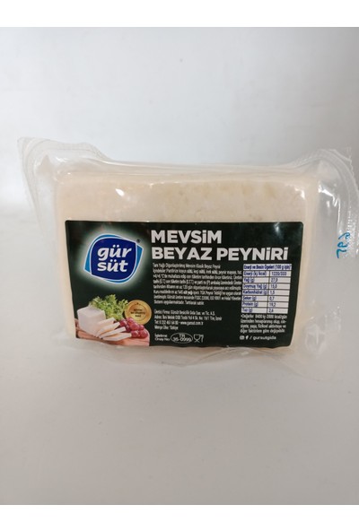 Gürsüt Mevsim Beyaz Peynir 600 - 650 gr Gürsüt Mevsim Beyaz Peynir 600 - 650 gr