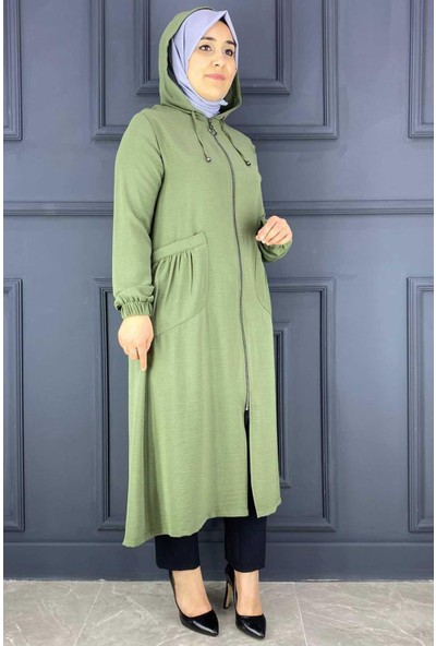 Moda Eminler Me Büzgülü Cep Detaylı Tunik