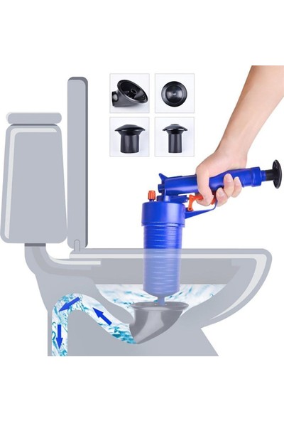 Mutfak Lavabo Banyo Tuvalet Klozet Tıkanıklığı Yüksek Hava Basınçlı Gider Açma Drenaj Pompa Makinesi- Mutfak Lavabo Banyo Tuvalet Klozet Tıkanıklığı Yüksek Hava Basınçlı Gider Açma Drenaj Pompa Makinesi-