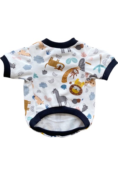 Bonanza Sweet Zoo Oval Yaka Köpek Tişörtü