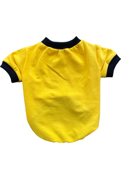 Bonanza Yellow Black Oval Yaka Köpek Tişörtü Bonanza Yellow Black Oval Yaka Köpek Tişörtü
