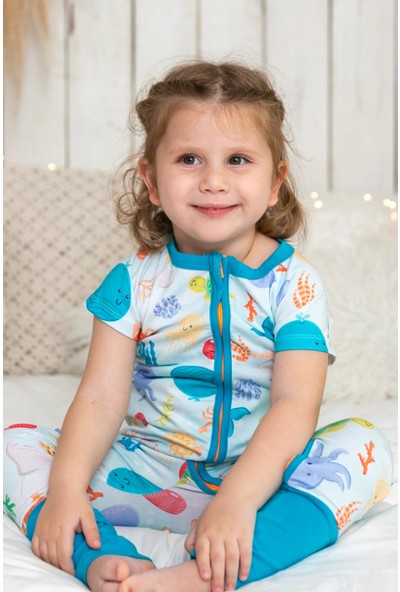 Kidzee Kısa Kollu Tulum 0.5 Tog Seazee Zee-Suit Kidzee Kısa Kollu Tulum 0.5 Tog Seazee Zee-Suit