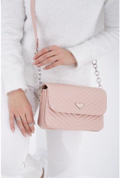 Choo Bag Choobag Kadın Zincir Çapraz Askılı Kapaklı Omuz & El Çantası