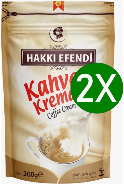 Hakkı Efendi Kahve Kreması 200 gr x 2'li Hakkı Efendi Kahve Kreması 200 gr x 2'li