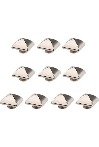 Lotin 10 Takım Metal Kare Piramit Çiviler Perçin Spots Leathercraft Gümüş (Yurt Dışından) Lotin 10 Takım Metal Kare Piramit Çiviler Perçin Spots Leathercraft Gümüş (Yurt Dışından)