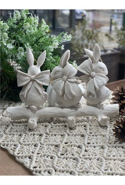 Atölye 7-77 PO239 Tavşan Askılık Dekoratif Obje