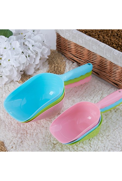 Mikopet Kedi Köpek Mama Kepçesi -Yeşil-