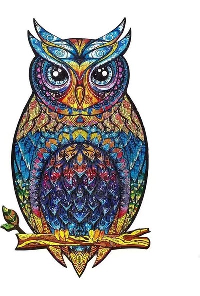 Kbrh Ahşap Baykuş Hayvan Yapboz - A5 (Yurt Dışından) Kbrh Ahşap Baykuş Hayvan Yapboz - A5 (Yurt Dışından)