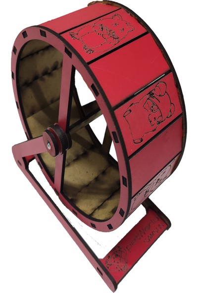 Petworld Samsun Ahşap Doğal Hamster Çarkı 16 cm Petworld Samsun Ahşap Doğal Hamster Çarkı 16 cm