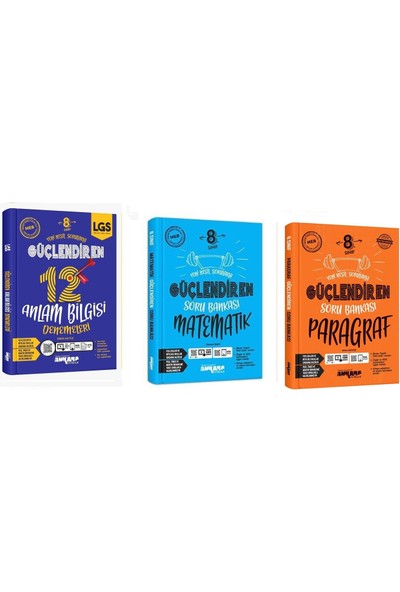 Ankara Yayıncılık 8. Sınıf LGS 12'li Anlam B. Güçlendiren Deneme- Güçlendiren Soru Bankası Matematik - Paragraf Ankara Yayıncılık 8. Sınıf LGS 12'li Anlam B. Güçlendiren Deneme- Güçlendiren Soru Bankası Matematik - Paragraf