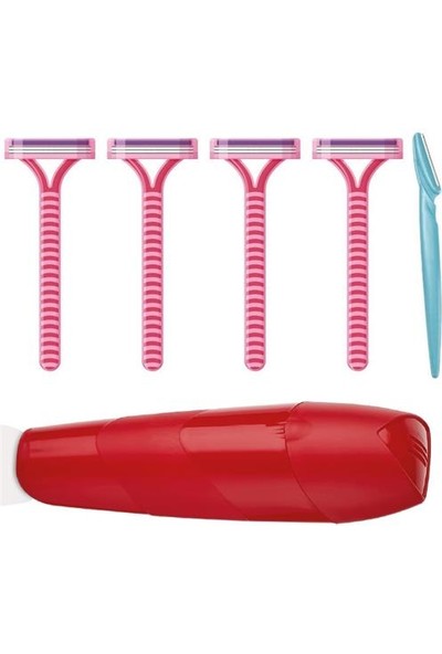 Yeniderby 24 Adet Çift Bıçaklı Bayan Jileti Kaş Jileti Kutulu Set 712631