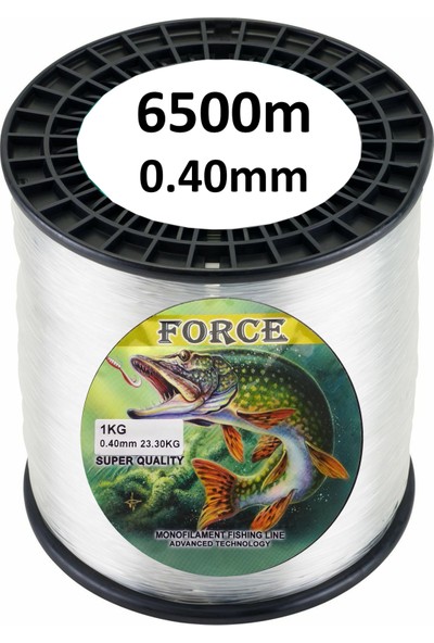 Effe Force 6500M 0.40MM Bobin Misina Çekeri 23.30KG Beyaz Effe Force 6500M 0.40MM Bobin Misina Çekeri 23.30KG Beyaz