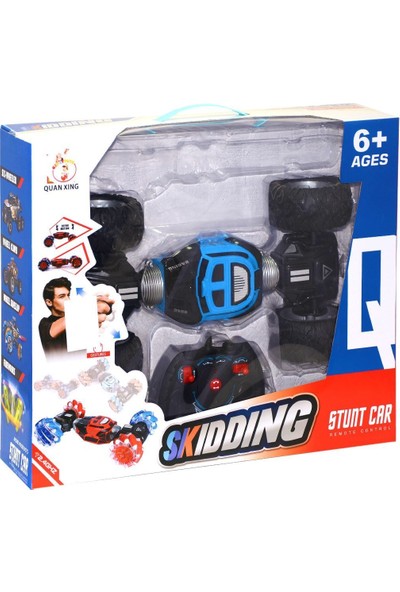 Amazeus QX3688-27 Çift Taraflı Skidding Stunt Car 4x4 Araç- Gepettoys Amazeus QX3688-27 Çift Taraflı Skidding Stunt Car 4x4 Araç- Gepettoys