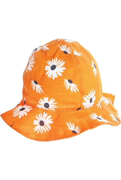 Capps Çiçekli Kız Bebek Şapkası