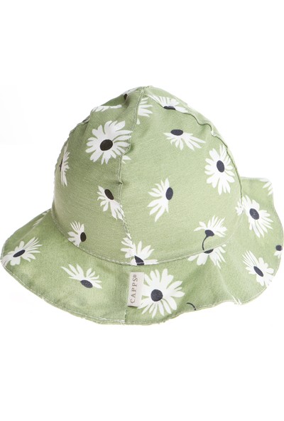 Capps Çiçekli Kız Bebek Şapkası