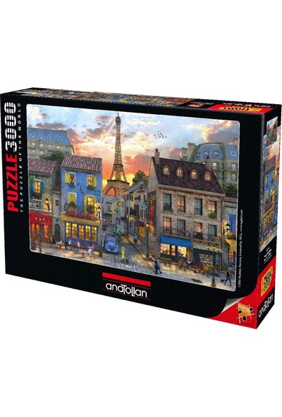 Amazeus 4910 Anatolian Paris Sokakları / 3000 Parça Puzzle Amazeus 4910 Anatolian Paris Sokakları / 3000 Parça Puzzle