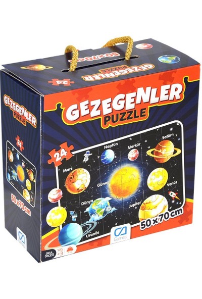 Amazeus 5026 Ca Games, Gezegenler / 24 Parça Puzzle / +3 Yaş Amazeus 5026 Ca Games, Gezegenler / 24 Parça Puzzle / +3 Yaş