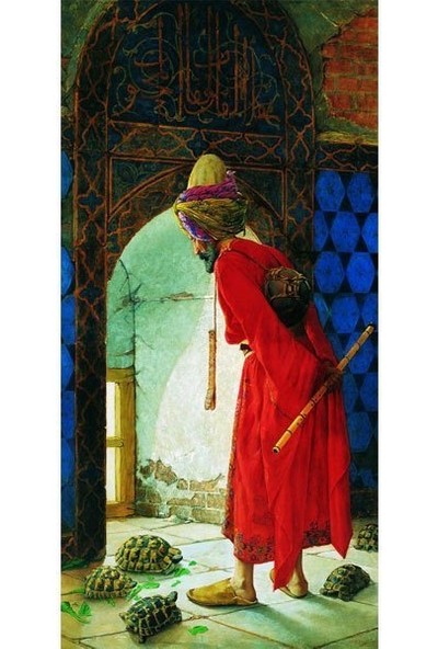 Amazeus 3755 Anatolian Kaplumbağa Terbiyecisi - Osman Hamdi Bey 1500 Parça Puzzle