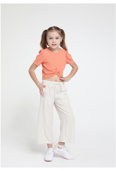 Kız Çocuk Bluz Somon 35282-