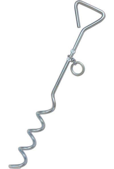 Nunbell Köpekler Için Bahçe Bağlama Kazığı Galvanize 40 cm Nunbell Köpekler Için Bahçe Bağlama Kazığı Galvanize 40 cm